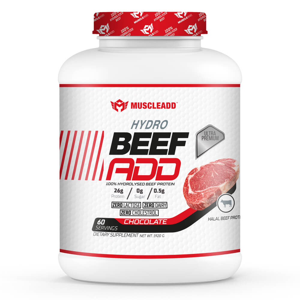 Hydro Beef Add 100% Hydrolyzed Beef Protein-60Serv.-1960G.-Chocolate ...