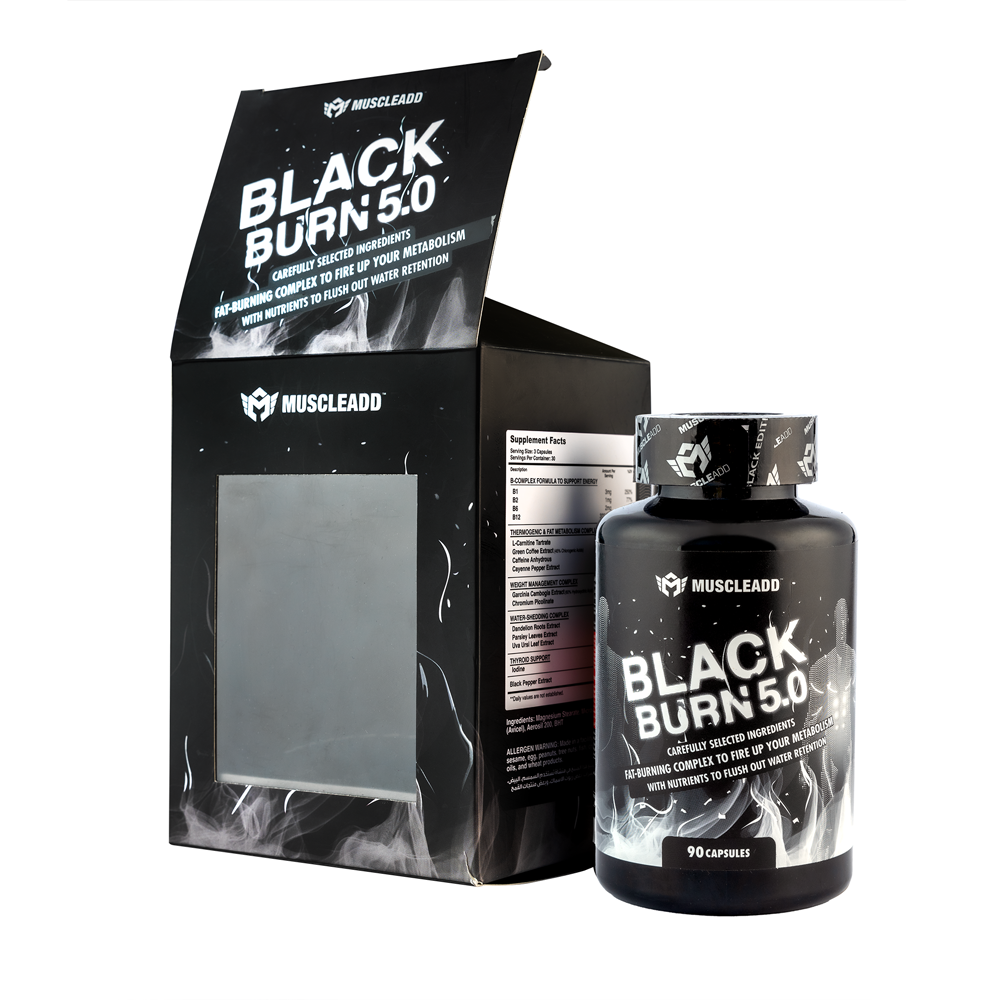 Black Burn 5.0 - 30Serv - 90Capsules – Muscle Add