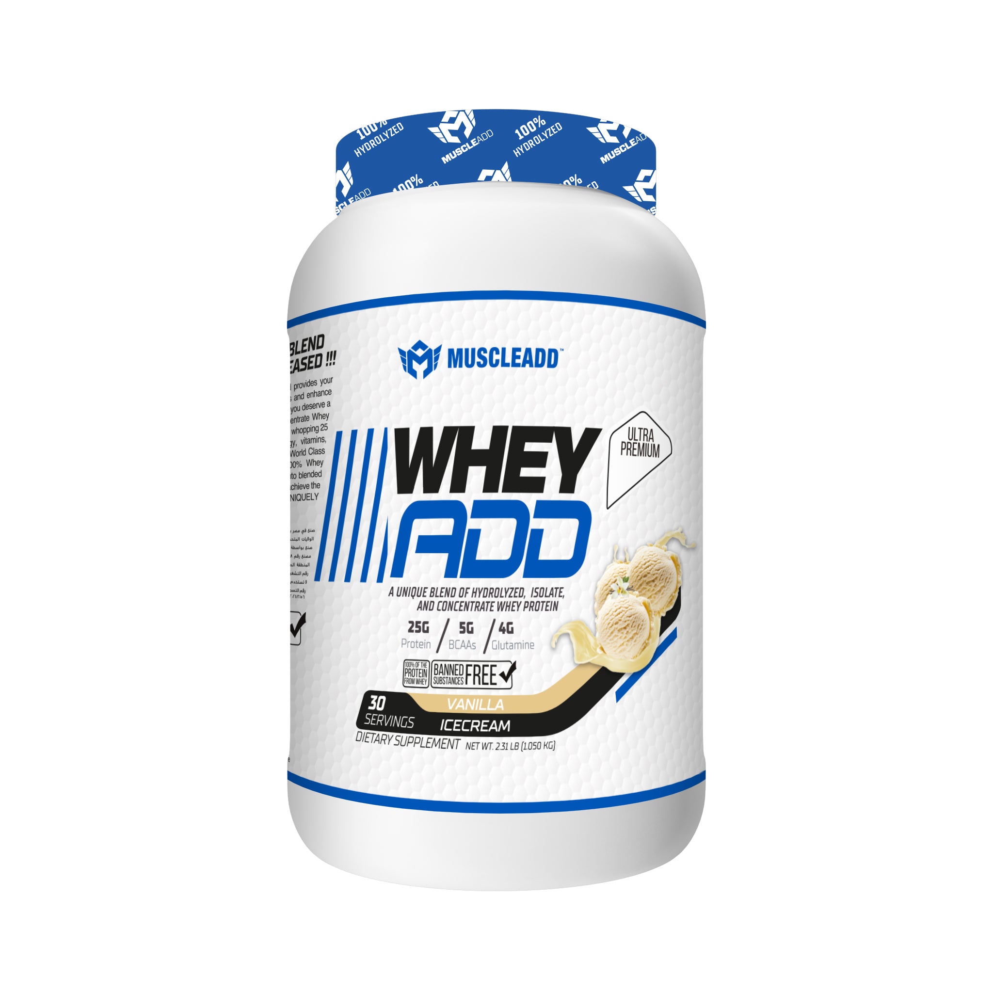 Whey Add-30Serv.-1050G – Muscle Add